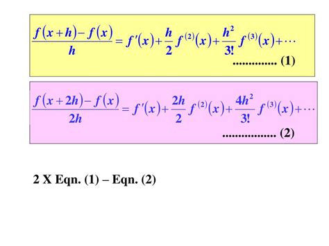 Ppt Numerical Differentiation Powerpoint Presentation Free Download