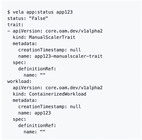 Bug Refine Output For `vela Appstatus` · Issue 150 · Kubevela