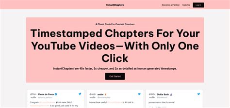 InstantChapters Generate 40x Faster Timestamped Chapters For YouTube