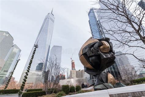 New York City World Trade Center Sphere Editorial Photo Image Of