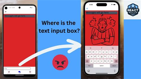 React Native Text Input Ios And Android Handling Keyboard Youtube
