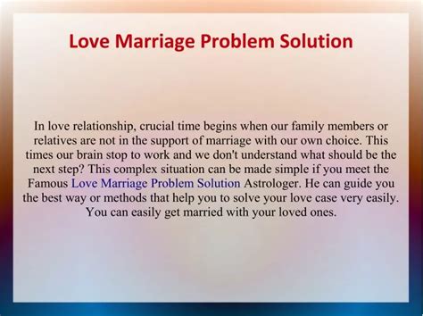 Ppt Husband Wife Relationship Problem Solution By Specialist