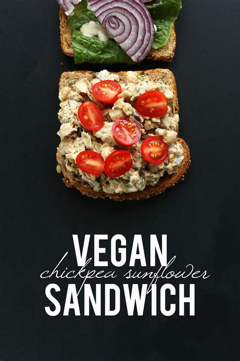 Chickpea Sunflower Sandwich Minimalist Baker Recipes