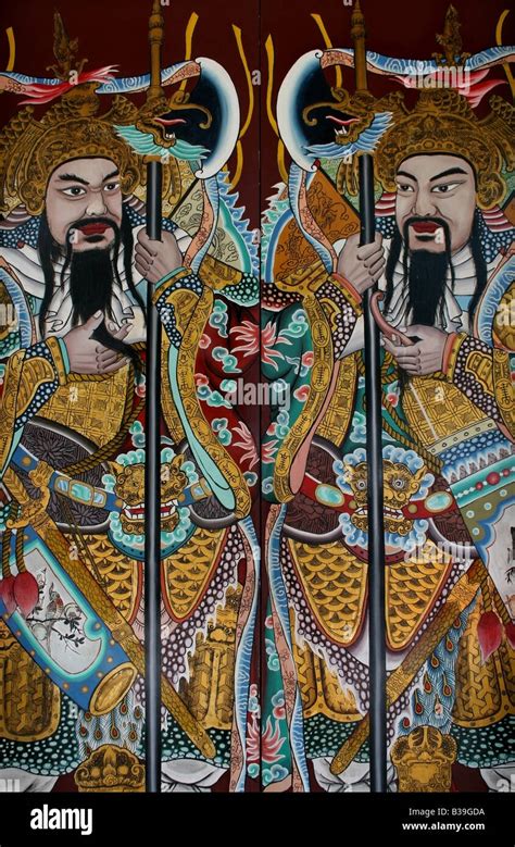 Door Guardian Qin Shubao And Yuchi Gong Aka Yuchi Jingde And Hu
