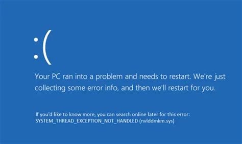 How To Fix System Thread Exception Not Handled Error In Windows 10