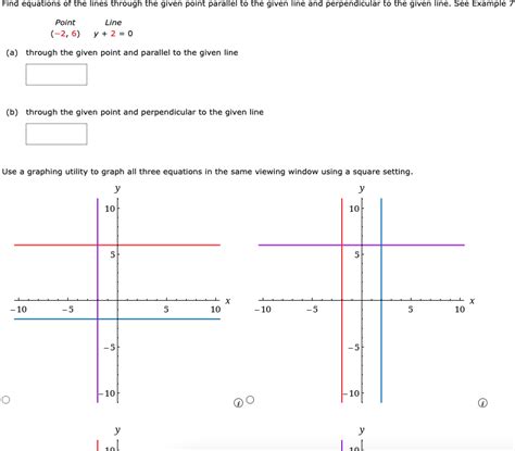 Solved B Through The Given Point And Perpendicular To The Chegg