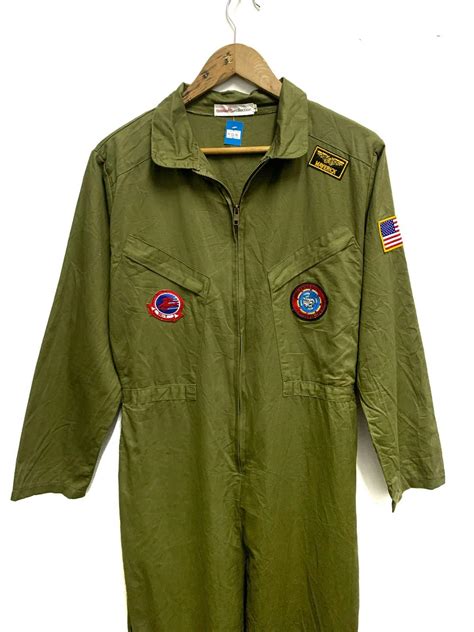 Army Of Me Coverall Green Armymilitary Air Force Coverall Grailed