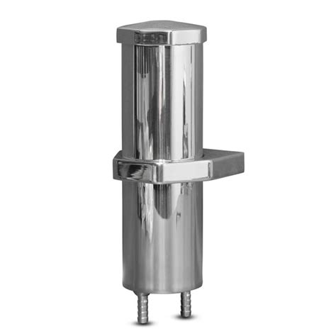Billet Aluminum Radiator Overflow Tank Polished