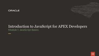 Module Javascript Basics Ppt