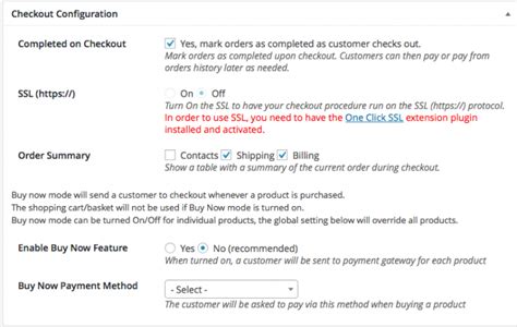 Checkout Config Checkout Configuration Tribulant Documentation