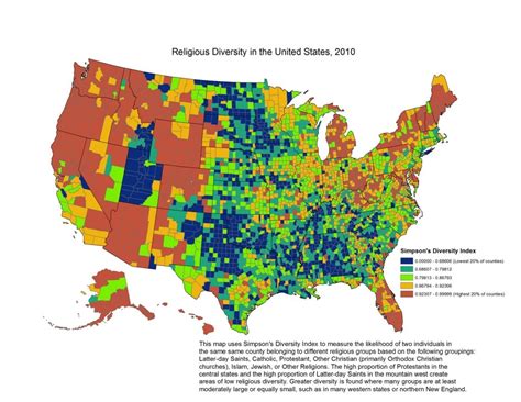 Religion In Americas States And Counties In 6 Maps The Washington Post