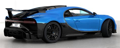 布加迪chiron Pur Sport 2021 3d模型 149 Obj Unknown Max Fbx Dwg Free3d