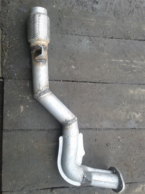 приемная труба на змз 406 под выхлоп евро3(крайслер) — ГАЗ 3110, 2,3 л ...