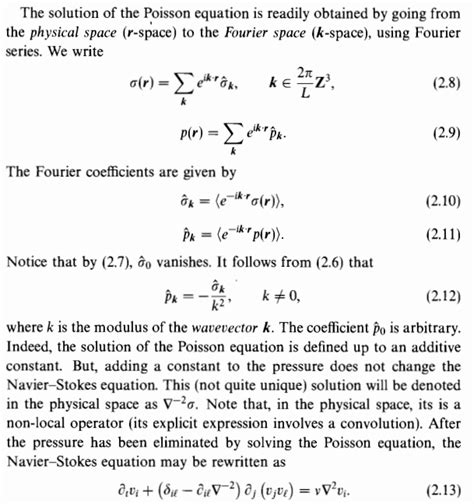 Calculus The Propagation Of The Divergence Condition In The Incompressible Navier Stokes