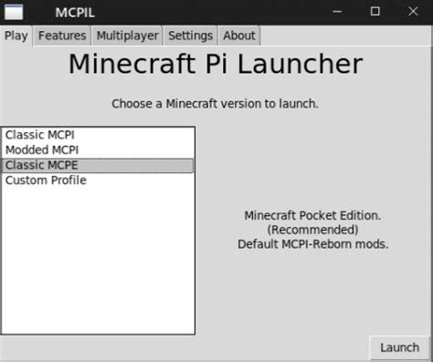 Raspberry Pi Minecraft Pi Edition