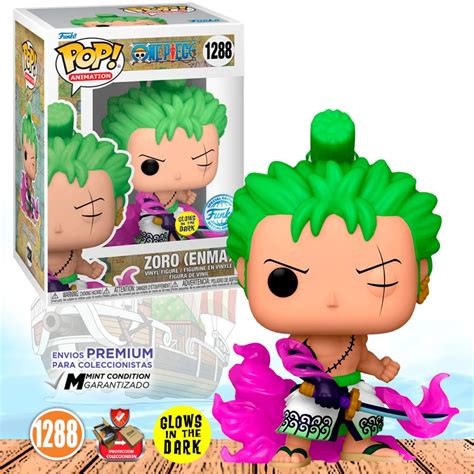 PREVENTA Funko Pop Animation One Piece Zoro Con Enma Glow Exclusivo