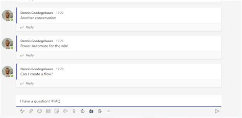 Dennis Goedegebuure On Linkedin Microsoftteams Powerautomate Faq