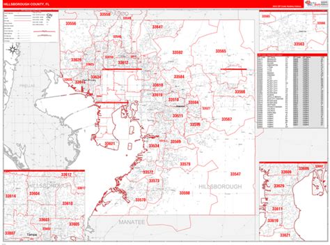 Zip Code Map Of Hillsborough County Florida Emylee Philomena