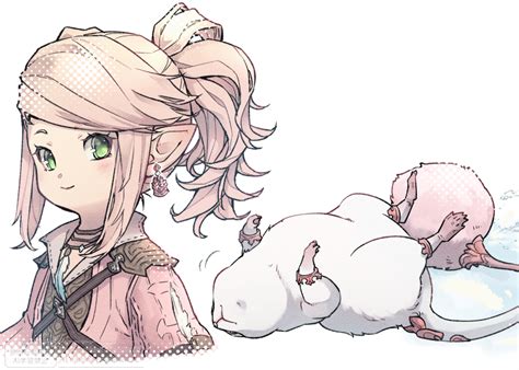 Nanamo Ul Namo And Silkie Final Fantasy And 1 More Drawn By Fugashi