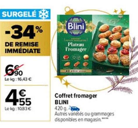 Promo Coffret Fromager Blini Chez Carrefour Market ICatalogue Fr