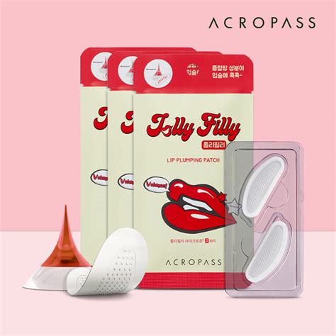 Acropass Jolly Filly Lip Plumping Patch Mascarillas De Labios Mimo Korean Cosmetics