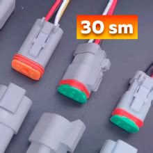Купить коннекторы папа-мама для проводки в авто 2-3-4 пина (30 см.) в ...