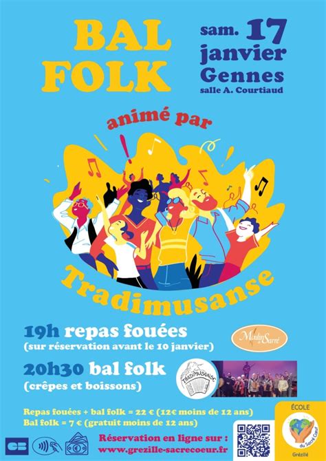 Bal Folk à Gennes Paroisse Saint Maur En Loire Et Vallée