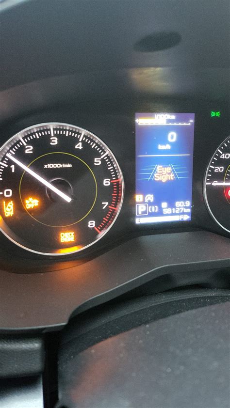Model Years 2018 To 2023 Check Engine Light And Eyesight Warnings