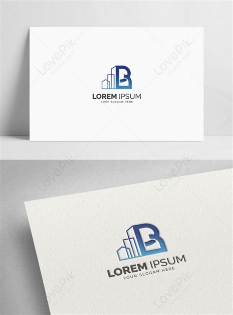 편지 B Builiding 건설 회사 로고 벡터 이미지 사진 450060083 무료 다운로드