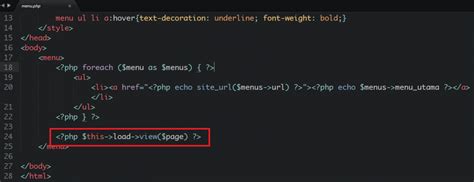 Cara Membuat Menu Dinamis Menggunakan Codeigniter Dan Mysql Kursus Web Programming
