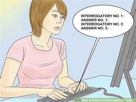 How To Respond To Interrogatory Questions With Pictures