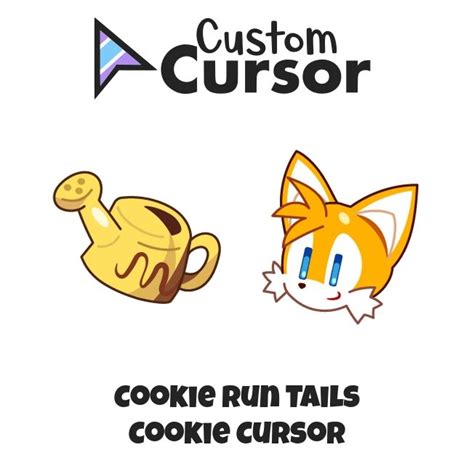 Cookie Run Tails Cookie Cursors Custom Cursor In 2022 Cookie Run