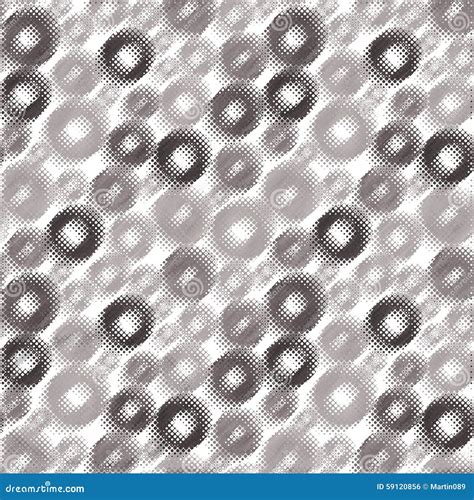 Seamless Dotted Circles Pattern Stock Illustration Illustration Of Circle Retro 59120856