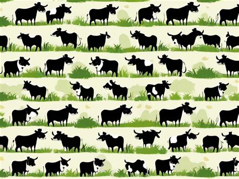 Cow Wallpaper Cute Playful Cow Patterns Desktop