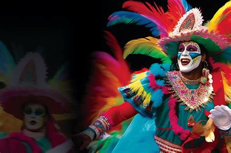 Premium Photo Colorful Carnival Exploring Vibrant Costumes Intricate