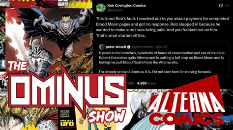 The Ominus Show 76 The Death Of Alterna 4 000 Evs Cover