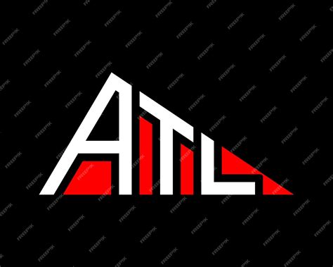 Premium Vector Triangle Shape Atl Letter Logo Design