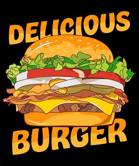 Premium Vector Delicious Burger Vector Illustration