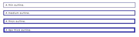 Css Outline Properties With Example