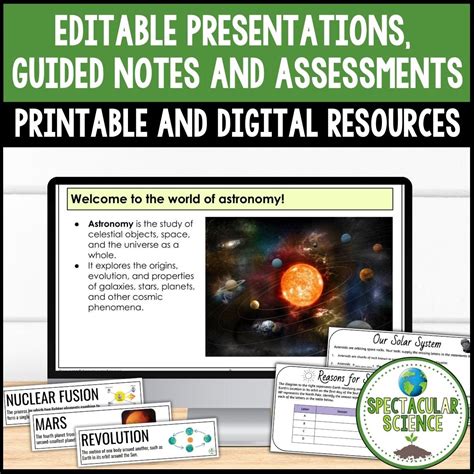 Astronomy Unit Bundle Solar System Sun Moon And Stars Earth Tides