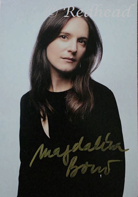 Magdalena Borová Autogramy Redhead