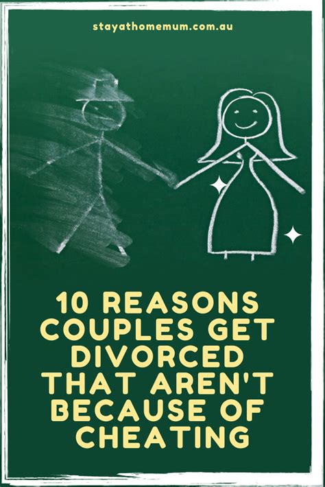 10 Reasons Couples Get Divorced That Arent Because Of Cheating