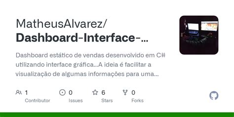 github matheusalvarez dashboard interface csharp dashboard estático