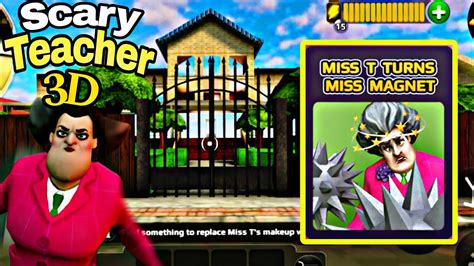 Scary Teacher 3d Miss T Turns Miss Magnet 🧲 Youtube