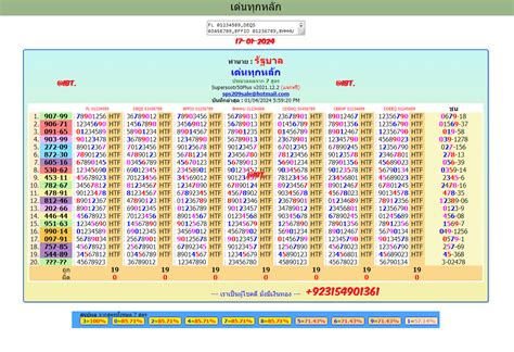 Thailand Lottery 3up And Down Non Missed Totals 17 01 2024