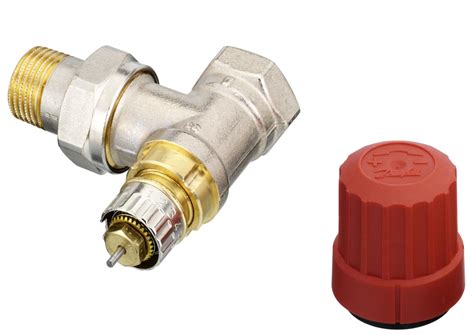 Danfoss Ventilgehäuse RA N 15 R 1 2 Eck matt vernickelt 013G0033