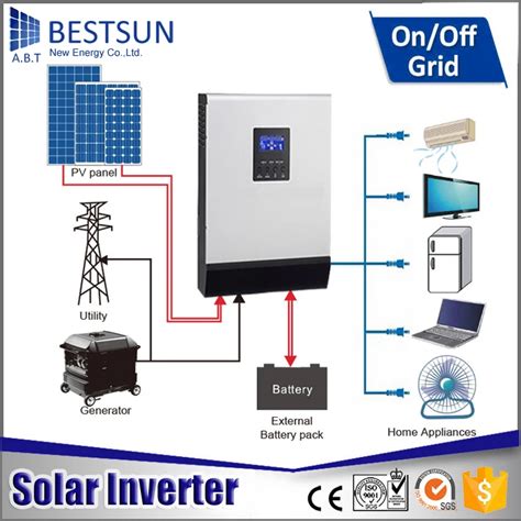Solar Inverter Solar System Home Abt Bestsun Off Gird 5kva Plus