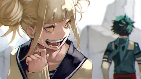 Midoriya Izuku And Toga Himiko Boku No Hero Academia Drawn By Yoshio Level Danbooru