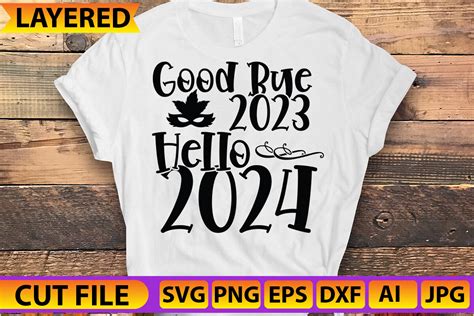 Good Bye 2023 Hello 2024 Graphic By Designer Mohona · Creative Fabrica