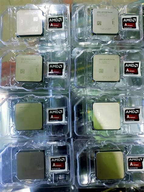 Processor AMD A4-6300 Series Tray Lengkap Fan original +stiker original ...